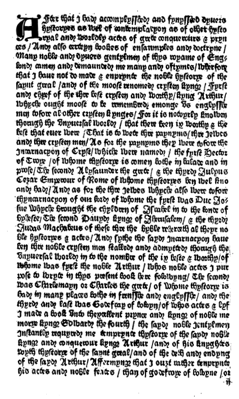 Sir Thomas Malory, Le Morte Darthur. An original-spelling e-text of the ...